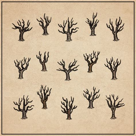 Dead Trees Pack Dotty Cartographyassets Dead Trees Pack Dotty Cartographyassets
