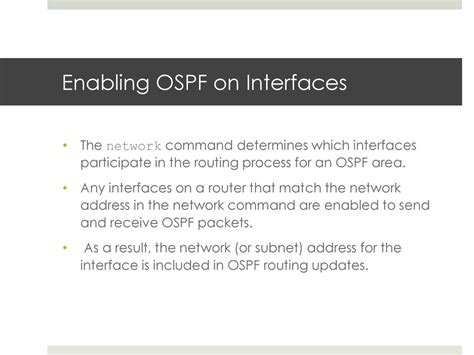 Single Area Ospf Open Shortest Path First Protocol Ppt Download