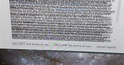 Terms Of Use Getting Harder To Read Album On Imgur