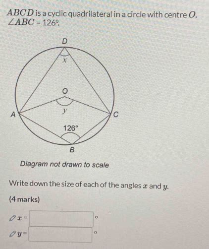 Solved Abcd Is A Cyclic Quadrilateral In A Circle With Centre O ∠ Abc