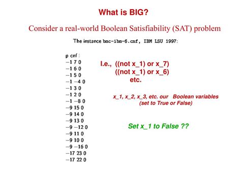 Ppt The Boolean Satisfiability Problem Theory And Practice Bart