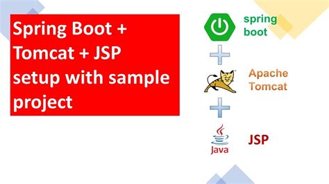 Spring Boot Tomcat Jsp Sample Web Application Youtube