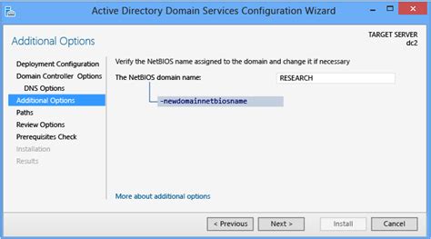 安装新的 Windows Server 2012 Active Directory 子域或树域（级别 200） Microsoft Learn