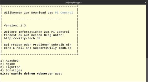 raspi via pi control überwachen und steuern raspberry pi geek