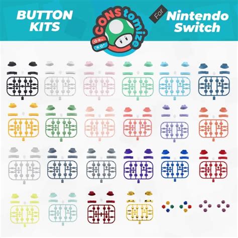 Nintendo Switch Replacement Button Kits Buttons For NS Joycon Asus Gaming Laptop Acer Laptop