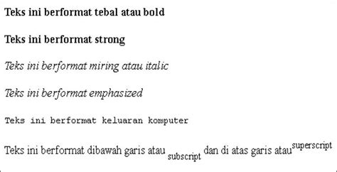 News Menyajikan Pemformatan Teks Dan Paragraf Web