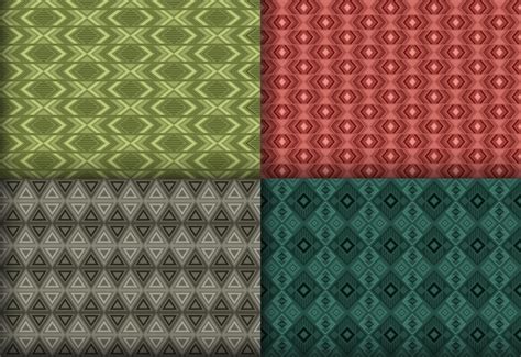 Premium Vector Ornate Geometry Chevron Seamless Tracery Bundle