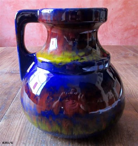 Beau Pichet En Faïence émaillée Objet De Brocante Vintage Eur 90 00