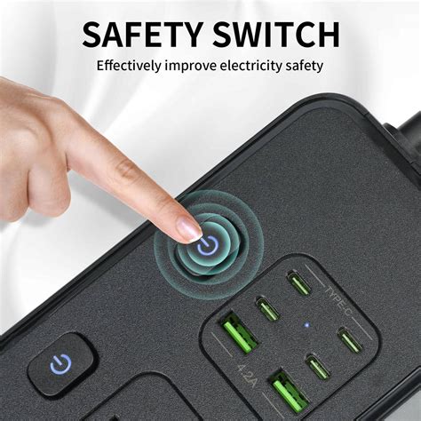 Junya Usb C Power Extensions Individual Switch Jumpso 6ft Extension