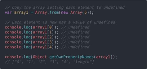 Hacks para a criação de arrays em JavaScript