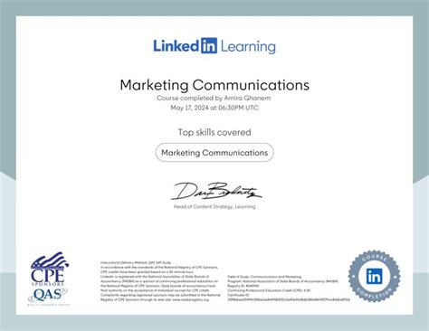 Amira Ghanem On Linkedin Certificate Of Completion