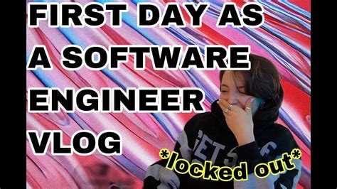 First Day As A Software Engineer Vlog Endingwithali Youtube
