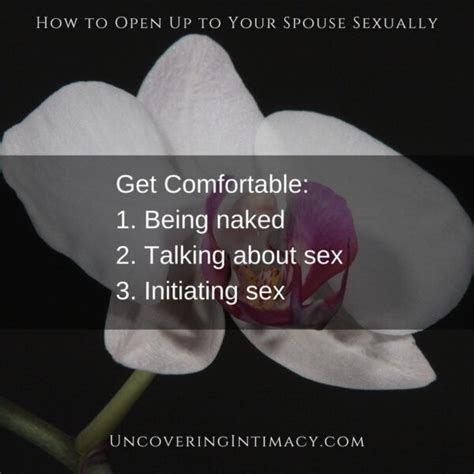 How Do I Open Up To My Spouse Sexually Uncovering Intimacy