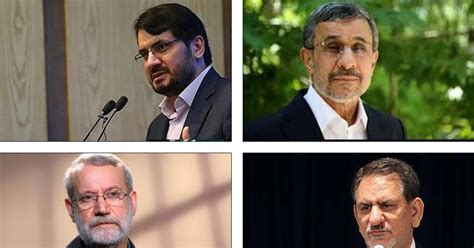 شورای نگهبان صلاحیت علی لاریجانی، اسحاق جهانگیری، مهرداد بذرپاش و احمدی