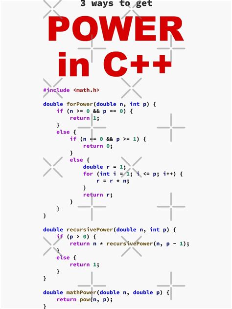 3 Ways To Get Power In C Source Code Software Engineer Computer Science Programming Humor