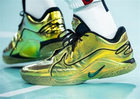 Nike Lebron 22 Olympic Gold Medal Pe On Foot Images Justfreshkicks
