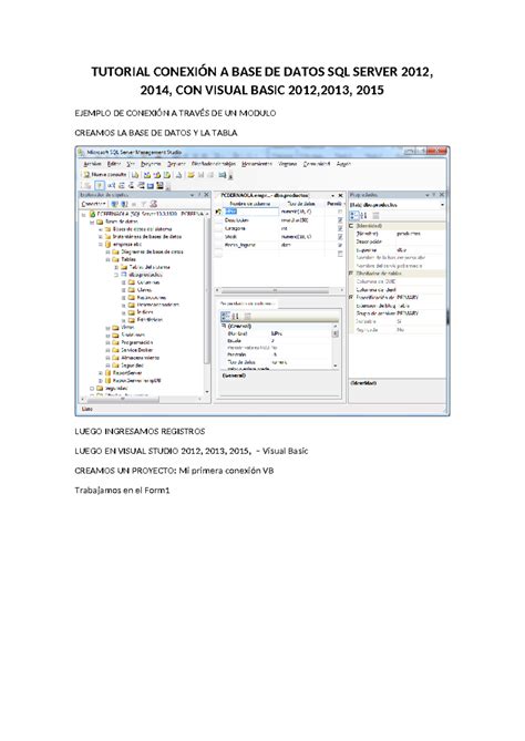 tutorial conexión a base de datos sql server 2012 2014 con visual basic