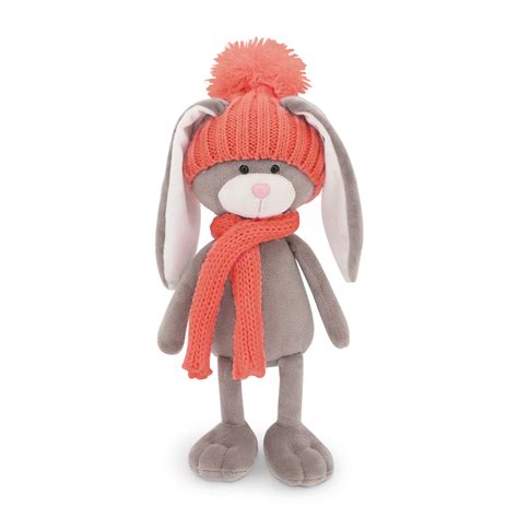 Plush Soft Toy Lilu The Bunny 20cm Orange Toys Uk Shop The Joy