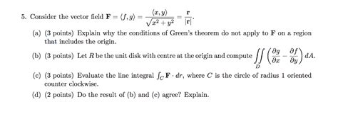 solved consider the vector field f f g x