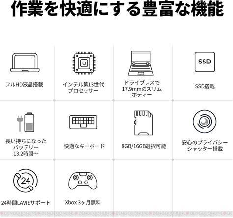 ＜画像3 10＞【core I3 1305u、8gb、256gb Ssd】office付きnecスリムノートが半額10万円以下！ 軽量＆長時間バッテリーで外での使用も快適【楽天スーパーセール