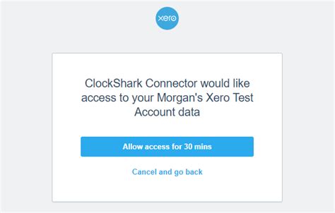 Using The Xero Integration