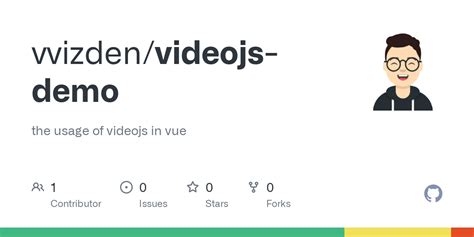 GitHub Vvizden Videojs Demo The Usage Of Videojs In Vue