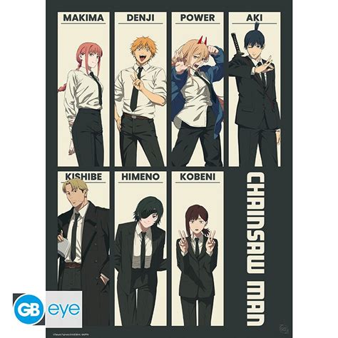Chainsaw Man Set 2 Chibi Posters Devil Hunters