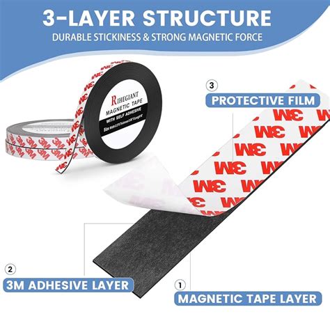 Self Adhesive Magnet Strip Aplysiatech 12 Inch Neodymium Magnetic