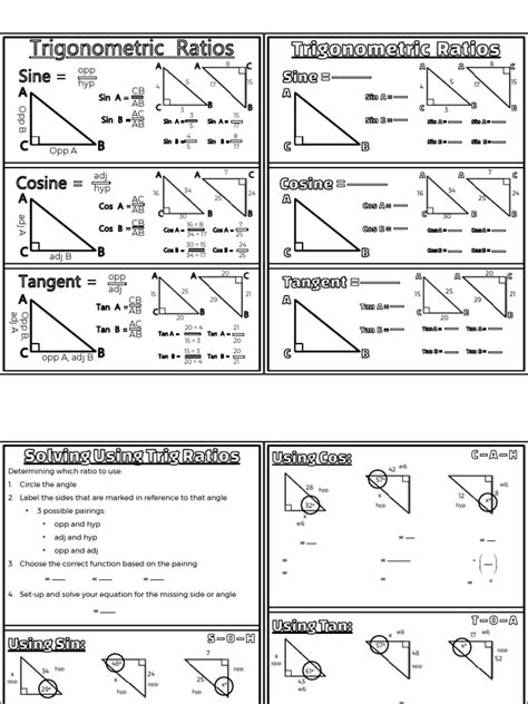 Soh Cah Toa Pdf Triangle Geometry Euclidean Plane Geometry