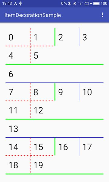 Itemdecorations A Dividers Library For Recycle Codekk Androidopen