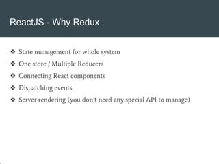 006 React Redux Framework PPT