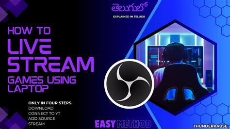 How to Live Stream using OBS Studio in 4 Steps [Easy Method] - YouTube