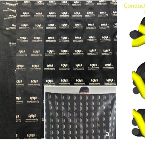 A Large Area Piezoresistive Textile Pressure Sensor B Single Layer Download Scientific