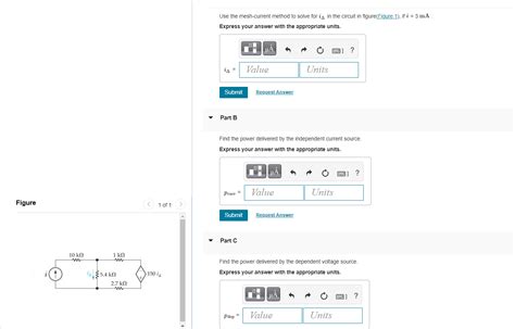 Solved Use The Mesh Current Method To Solve For Is In The Chegg