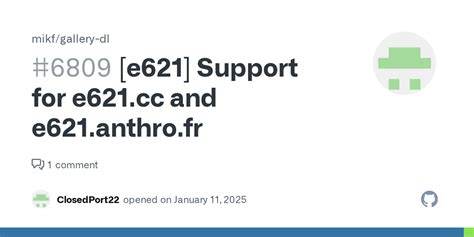 E621 Support For E621cc And E621anthrofr · Issue 6809 · Mikfgallery Dl · Github