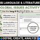 IB English Language And Literature Global Issues Introduction Activity