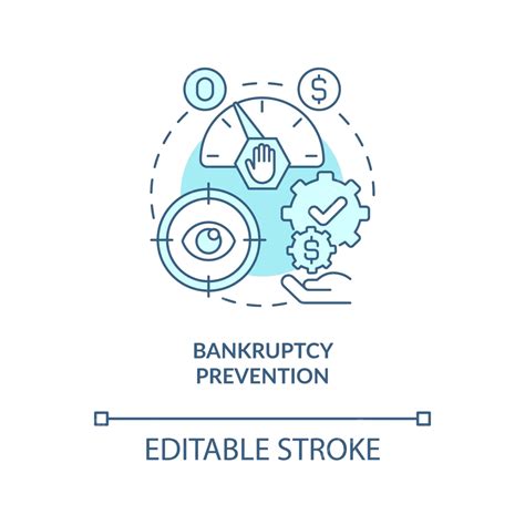 Crisis Prevention Concept Icon Control Collapse Finance Vector Control Collapse Finance Png