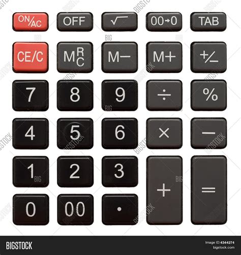 Calculator Keypad Image Photo Free Trial Bigstock