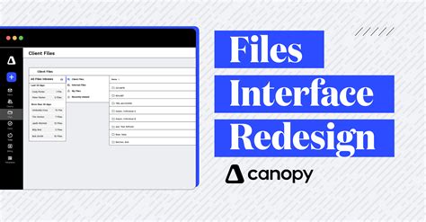 Files Interface Redesign