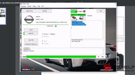 Read Write Denso ECU Flash Data Via ECUHELP KT
