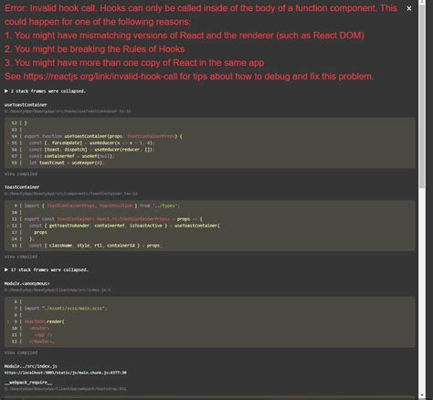 Reactjs Use React Toastify In React Js Stack Overflow