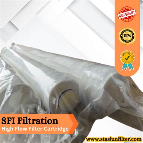 Single O Ring High Flow Filter Cartridge Stasiun Filter Indonesia