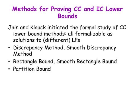 ppt communication complexity information complexity and applications