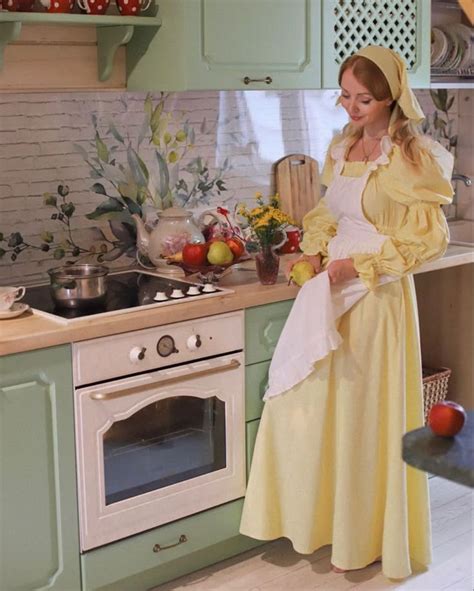 Housewife Outfit Aesthetic Cute Housewife Outfits Cottagecore Puff