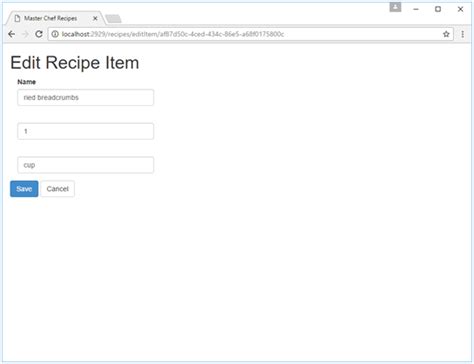 Master Chef Part 2 Aspnet Core Mvc With Fluent Nhibernate And