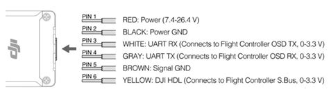rewire the o3 to fit a t motor f7 pacer flight controller r fpv