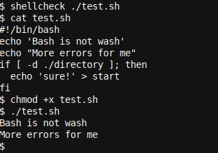 Using Shellcheck To Find And Fix Scripting Bugs