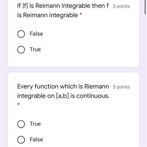 solved if f is reimann integrable then f 3 points is