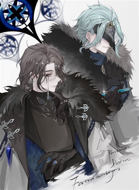 Dottore And Pantalone Genshin Impact Drawn By Erligte Danbooru