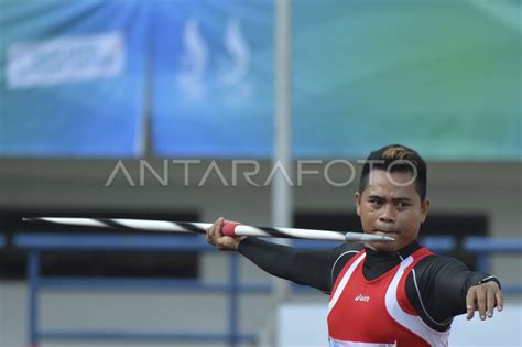 Lempar Lembing Tuna Daksa Putra Antara Foto